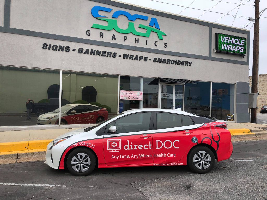 Direct Doc Vehicle Wrap : SOGA Graphics